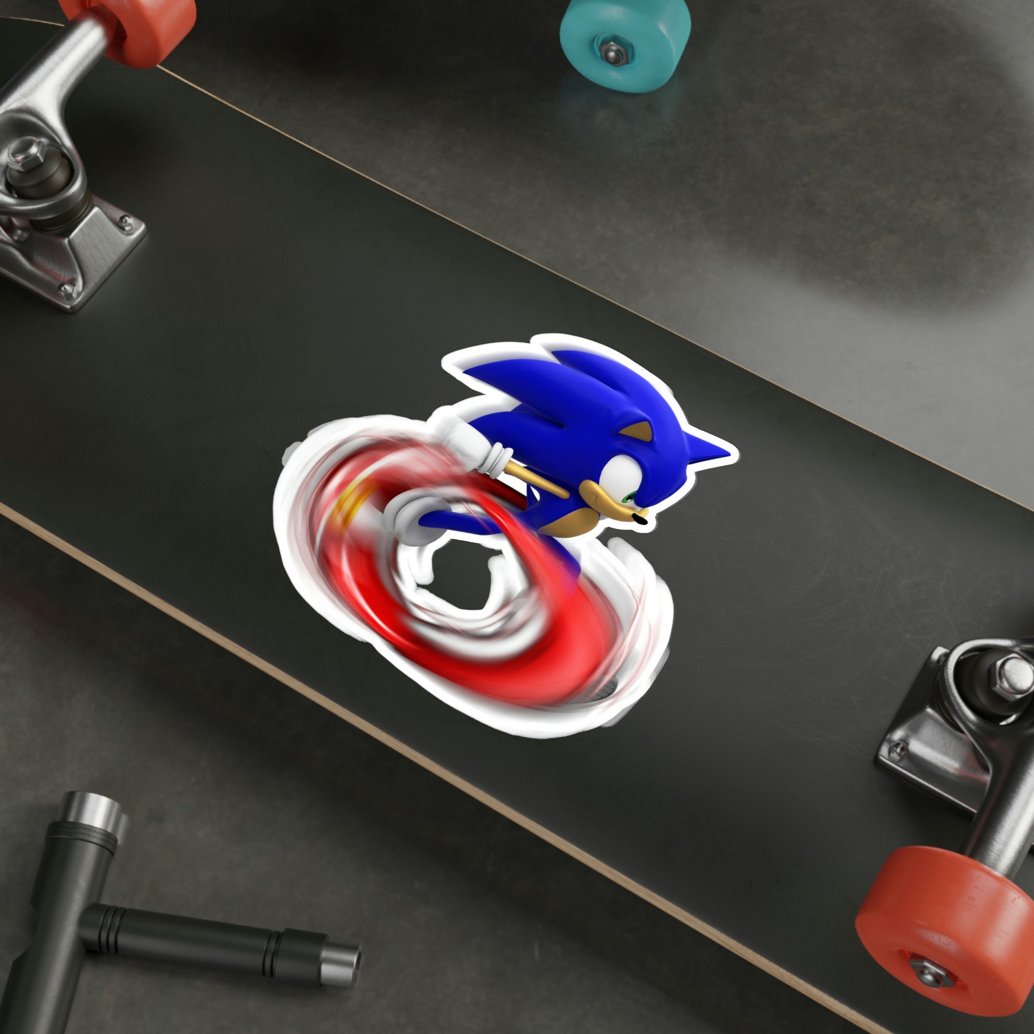 Speeding Sonic the Hedgehog Waterproof Sticker • Gaming Vinyl Car Decal ...