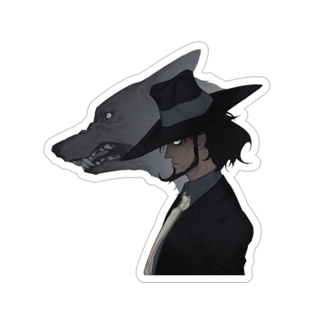 Wolf Daisuke Jigen Lupin the Third Waterproof Sticker • Anime Manga ...