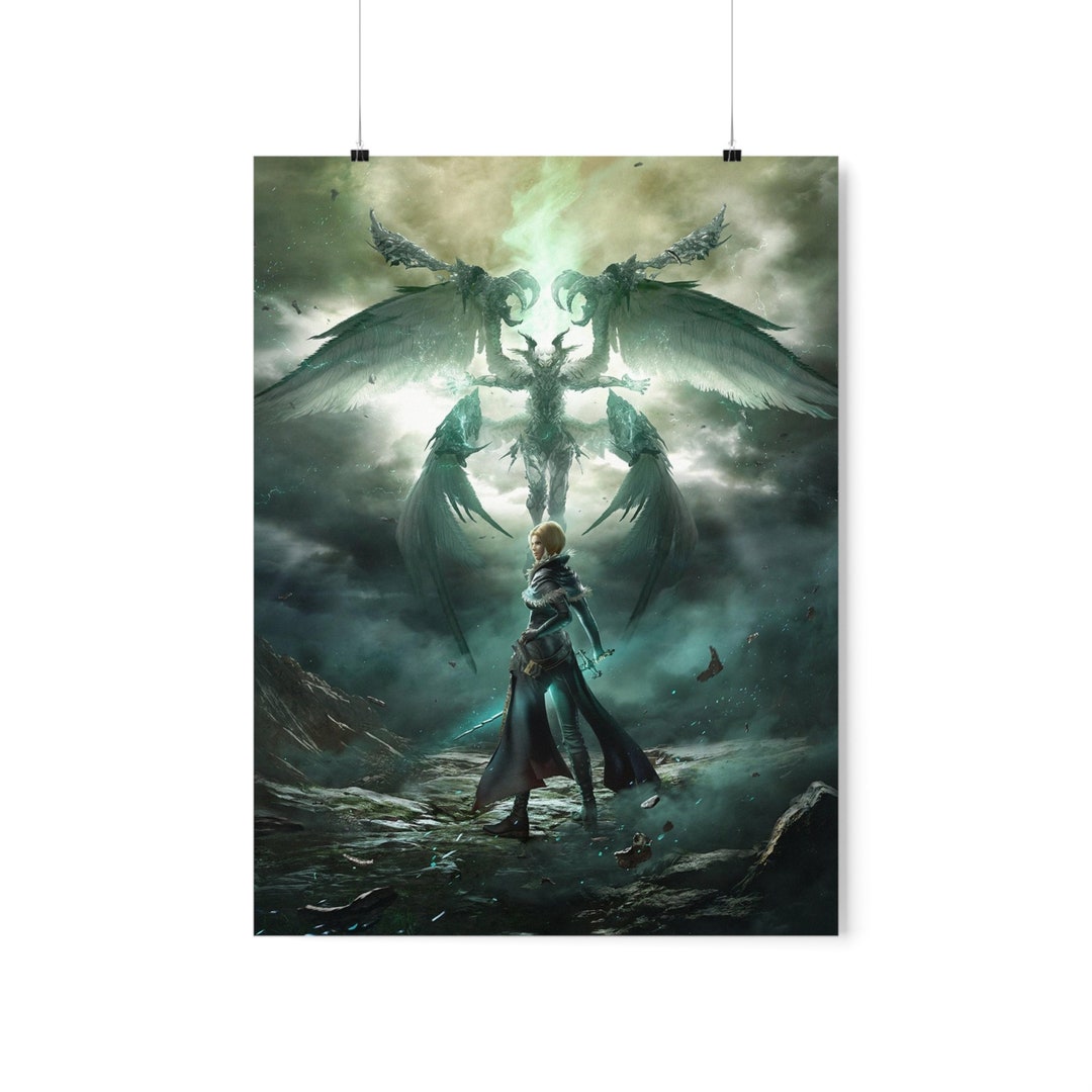 Final Fantasy 16 Garuda and Benedikta Harman Poster • FFXVI Wall Art ...