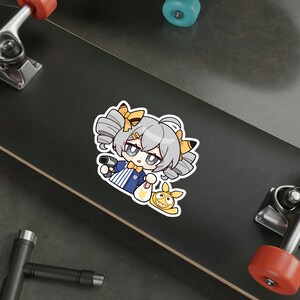 Chibi Bronya Zaychik and Homu Honkai Impact 3rd Waterproof Sticker ...