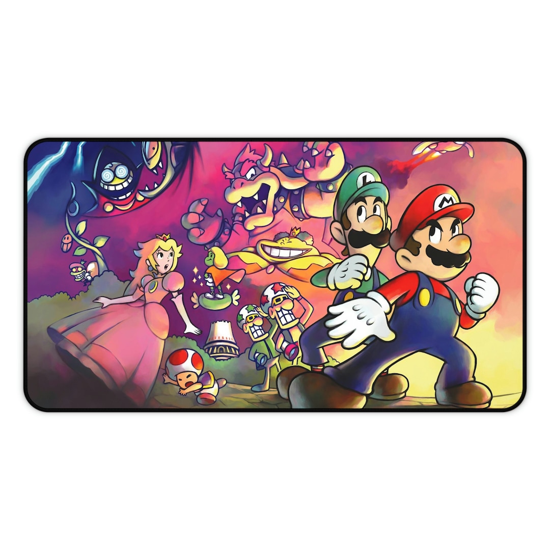 Super Mario Desk Mat • XXL Gaming Mousepad • Nonslip Card Playmat - Etsy