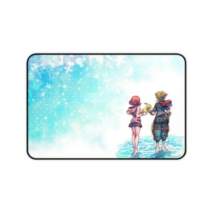 Sora and Kairi Kingdom Hearts Mousepad • ARPG Gaming Desk Mat - Etsy