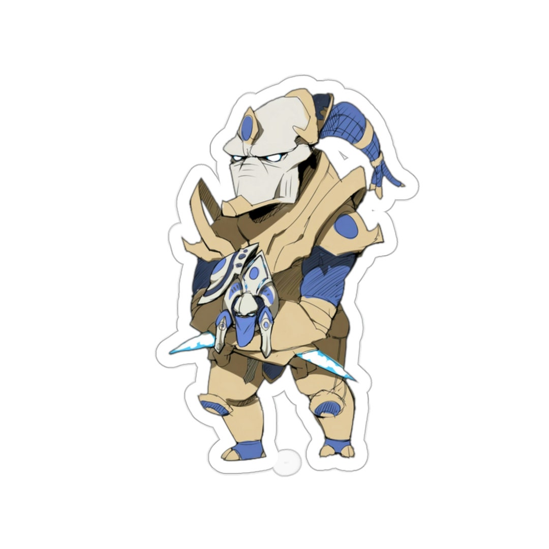 Chibi Protoss Zealot Starcraft Waterproof Sticker Gaming Vinyl Car ...