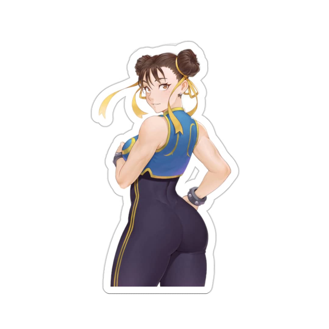 Hot Butt Chun Li Waterproof Sticker • Street Fighter Kawaii Anime Vinyl ...