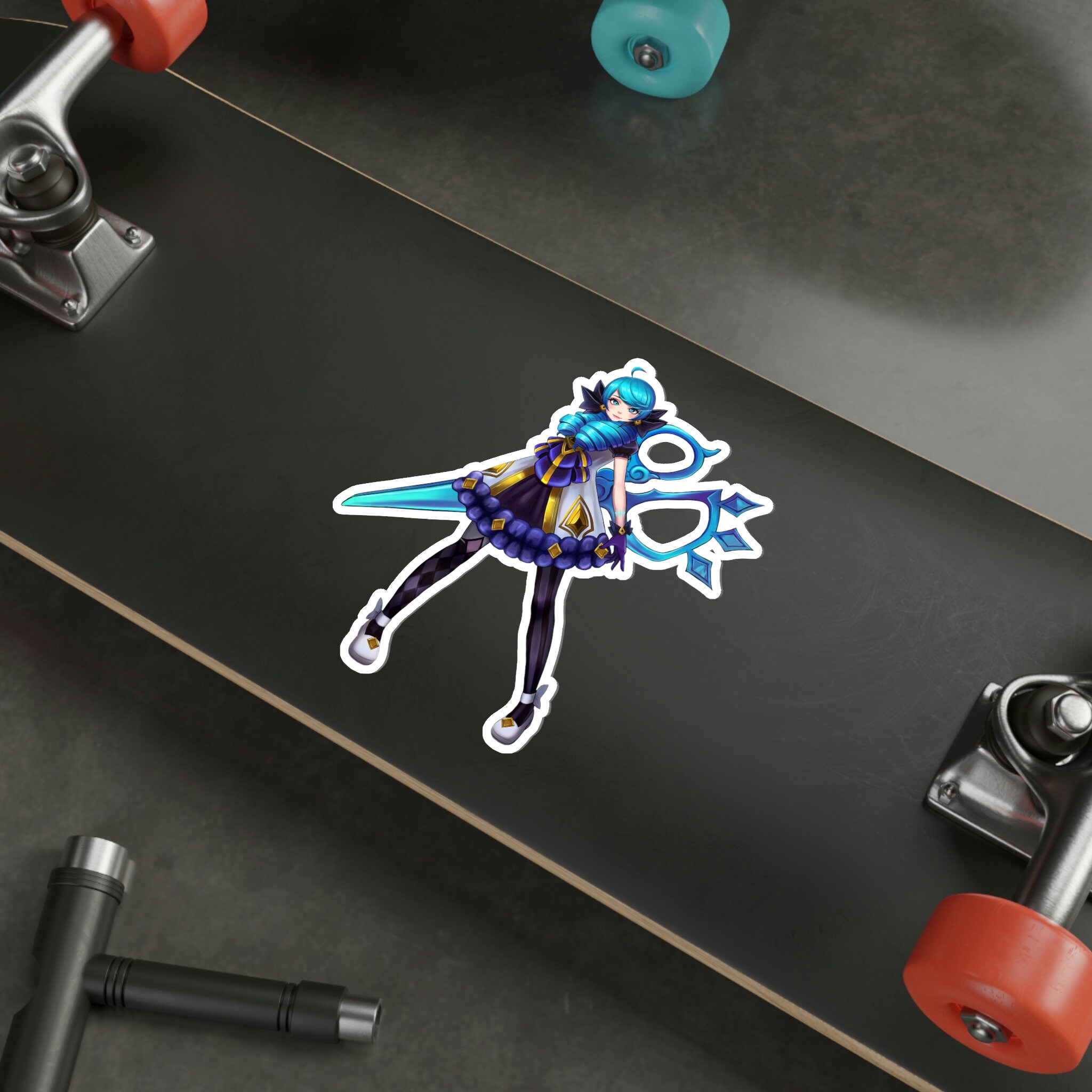 Gwen LoL Waterproof Sticker Weatherproof League of Legends Gaming Vinyl ...