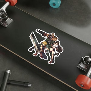 Tifa Cloud and Barrett Avalanche Team FF7 Waterproof Sticker • Final ...