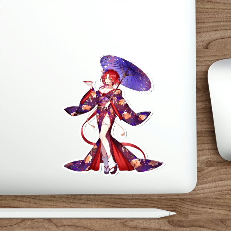 Murata Himeko Honkai Impact 3rd Kimono Waterproof Sticker - Etsy