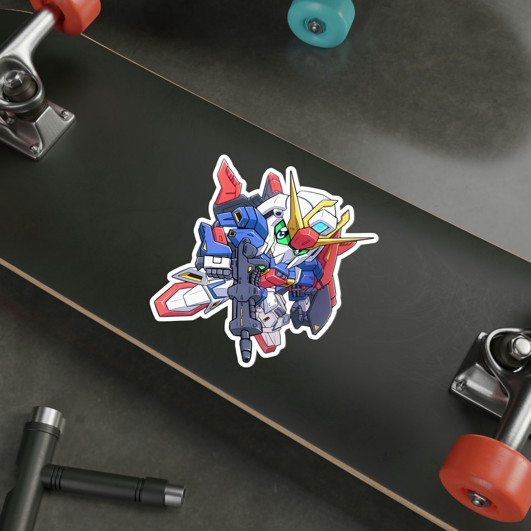 Chibi Zeta Gundam Waterproof Sticker Anime Mecha Vinyl Car - Etsy