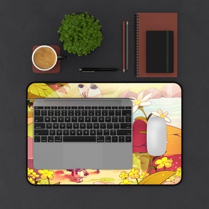 Pikmin Desk Mat • Kawaii XXL Gaming Mousepad • Non Slip Gamer Playmat ...