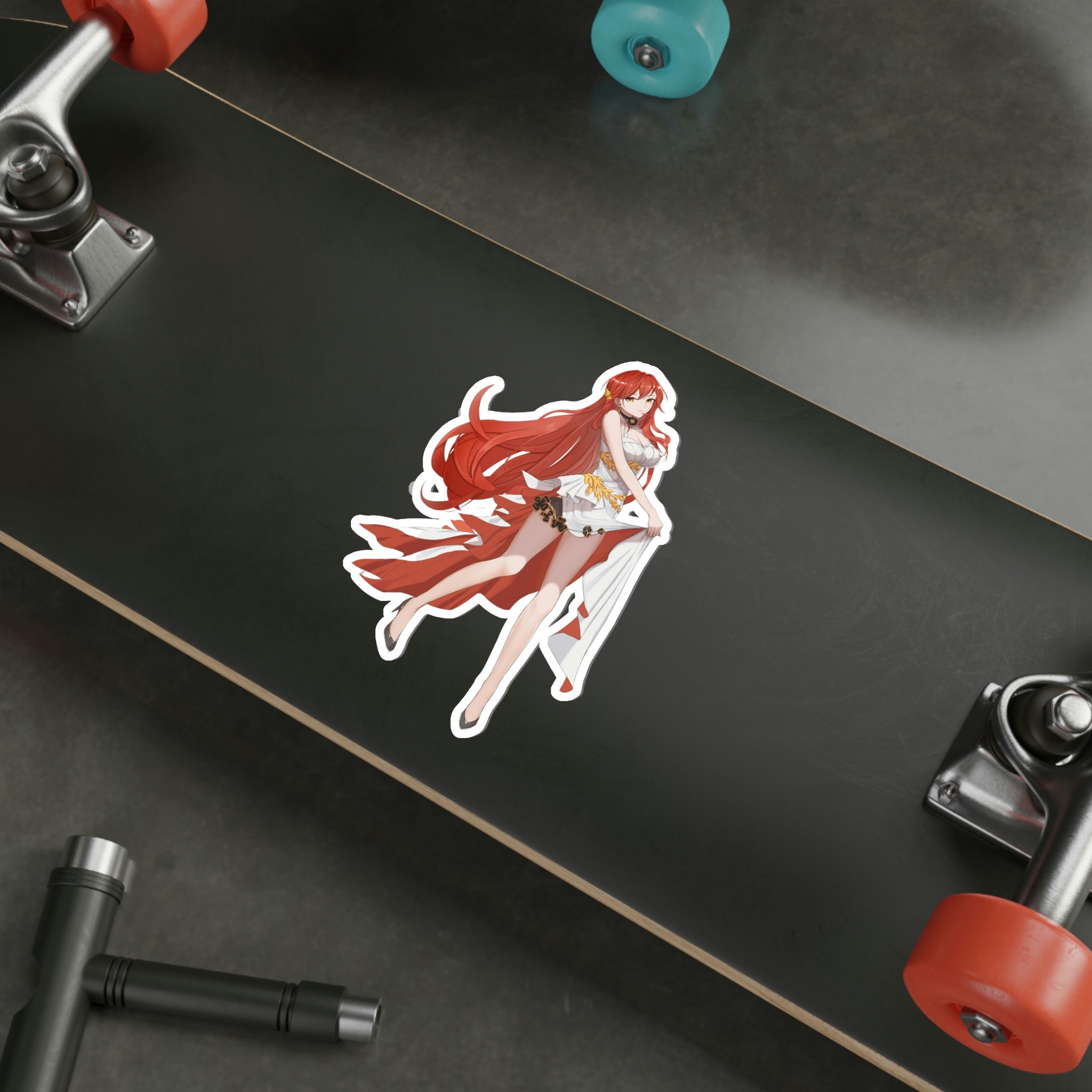 Waifu Himeko Honkai Star Rail Waterproof Sticker Premium - Etsy Israel