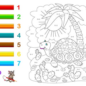 20 Math Coloring Printable Pictures - Coloring Pages - Kid Math Game ...