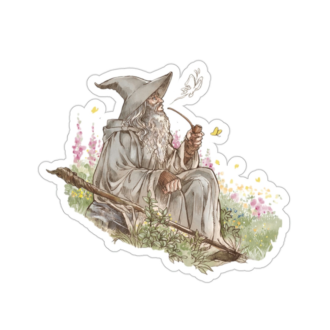 Pipe Weed Gandalf the Lord of the Rings Waterproof Sticker • Heroic ...