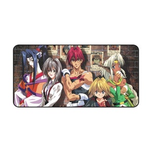 Outlaw Star Desk Mat • All Characters Anime Mousepad • Non Slip Manga ...