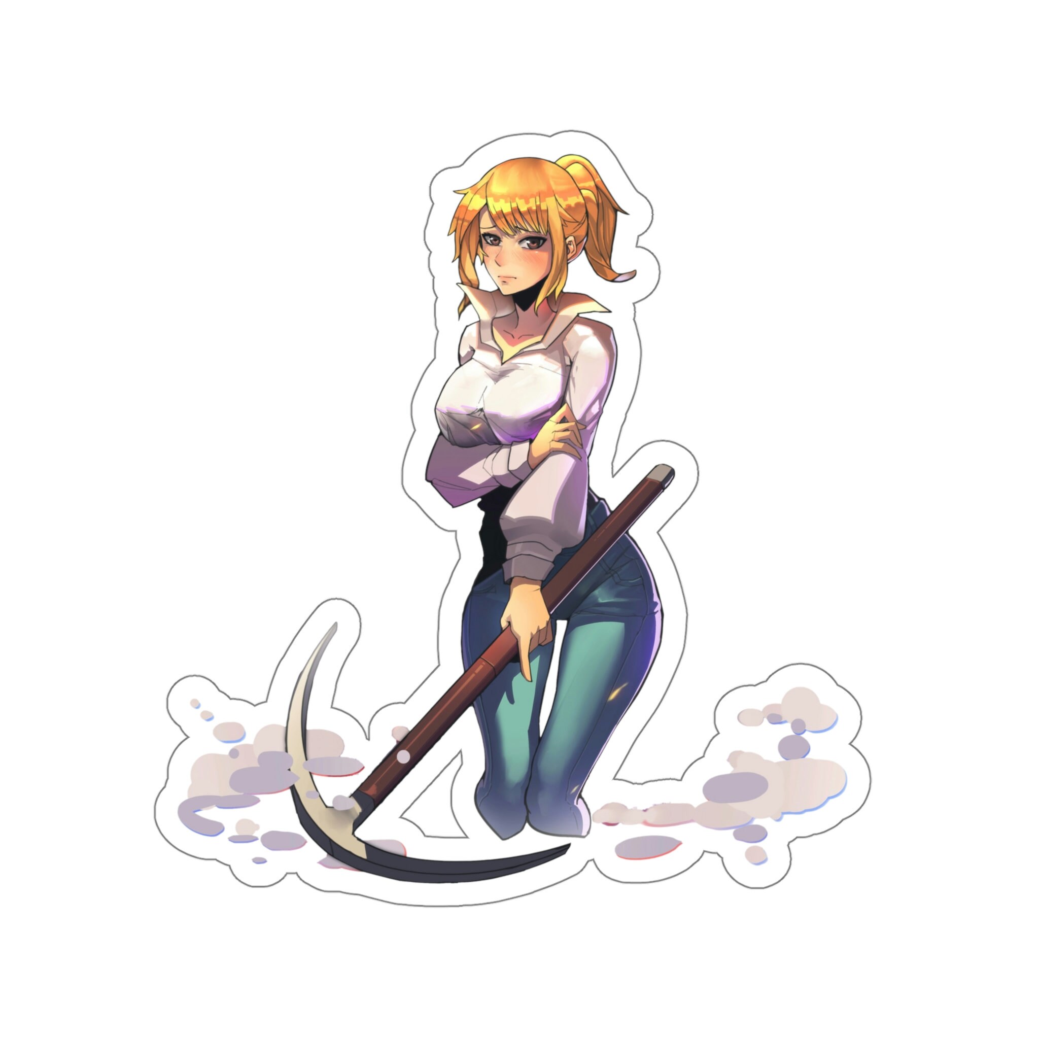 Solo Leveling Pickaxe Cha Hae in Anime Waterproof Sticker - Etsy UK
