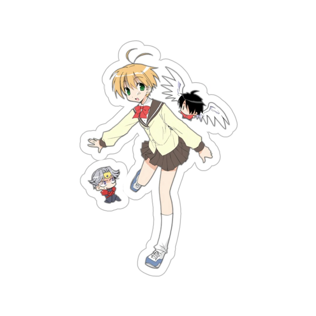 Chibi Van and Dilandau Hitomi Escaflowne Waterproof Sticker Kawaii ...