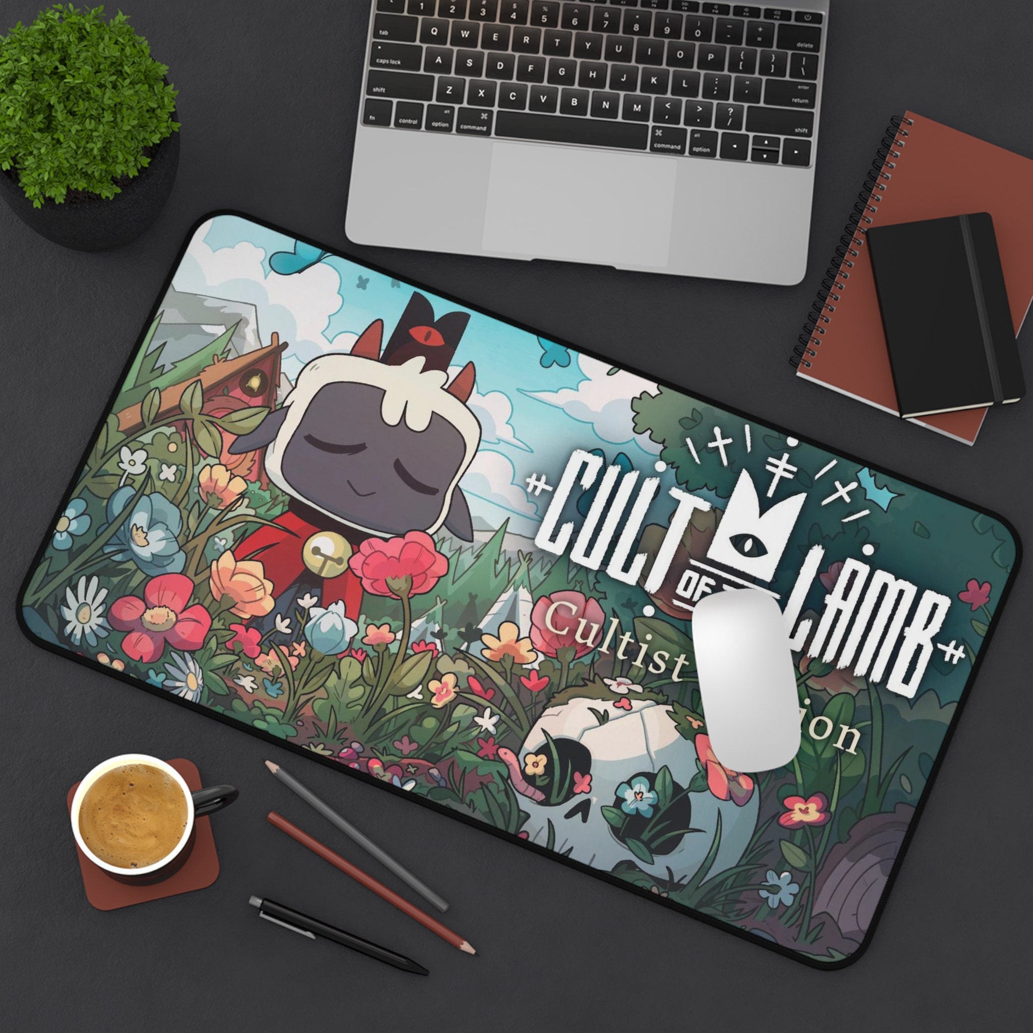 Cult of the Lamb Desk Mat Cultist Edition Mousepad XXL - Etsy UK