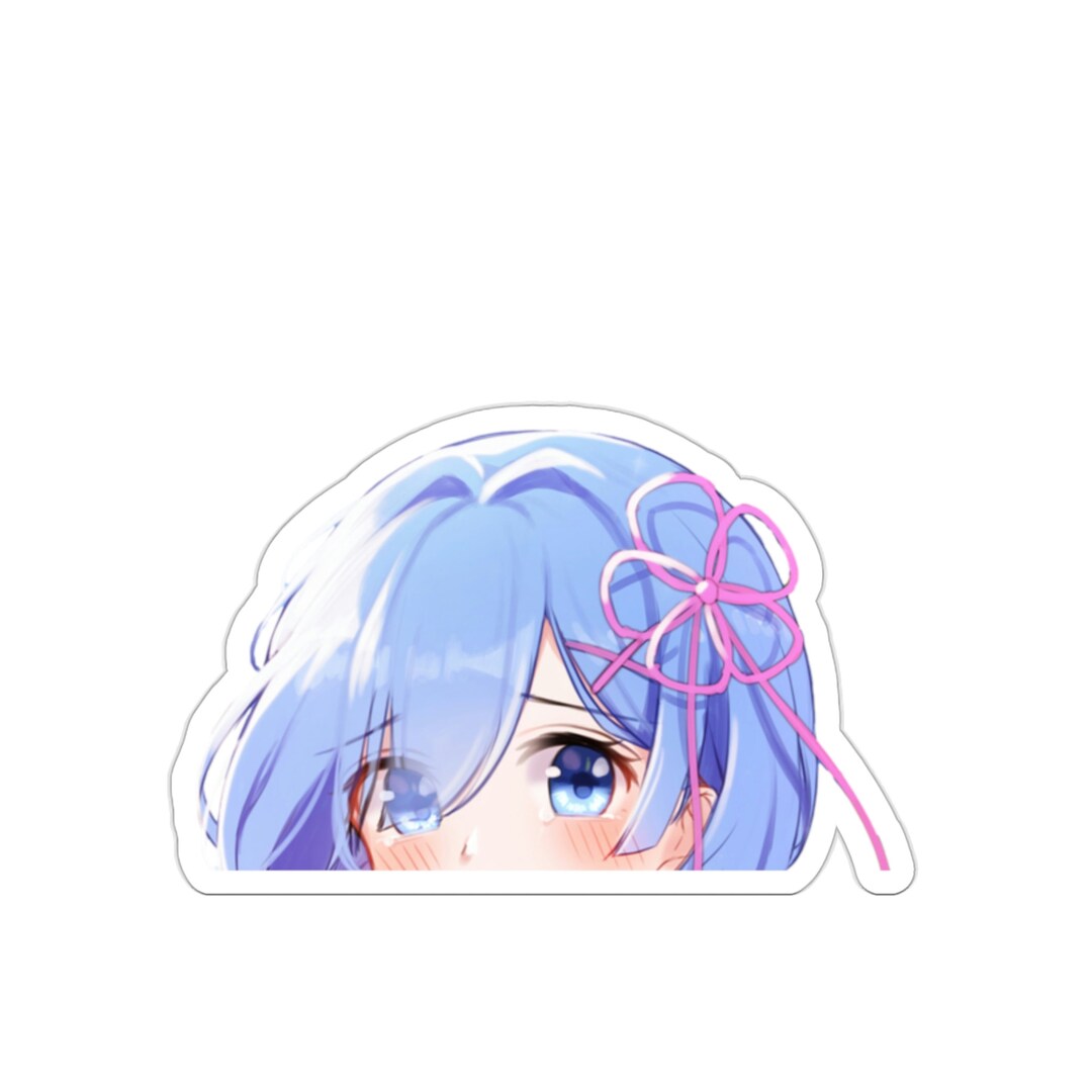 Rem Peeker Car Peeker Waterproof Sticker Re:zero Vinyl - Etsy