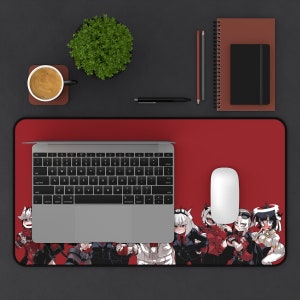 Helltaker Characters Desk Mat • Video Game Mousepad • Gaming Playmat - Etsy