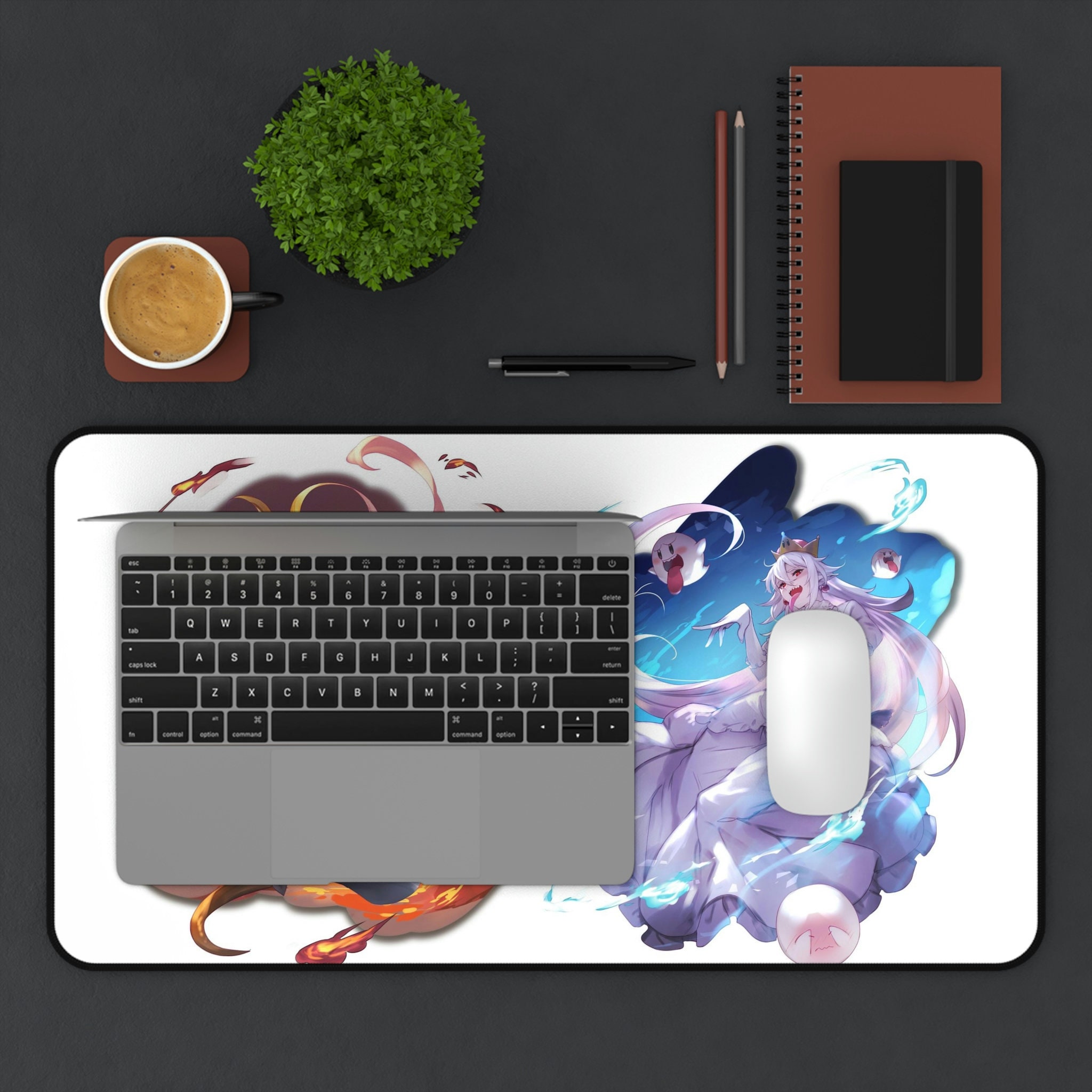 Bowsette and Booette Mousepad Anime Desk Mat sold by Evan Chen | SKU ...