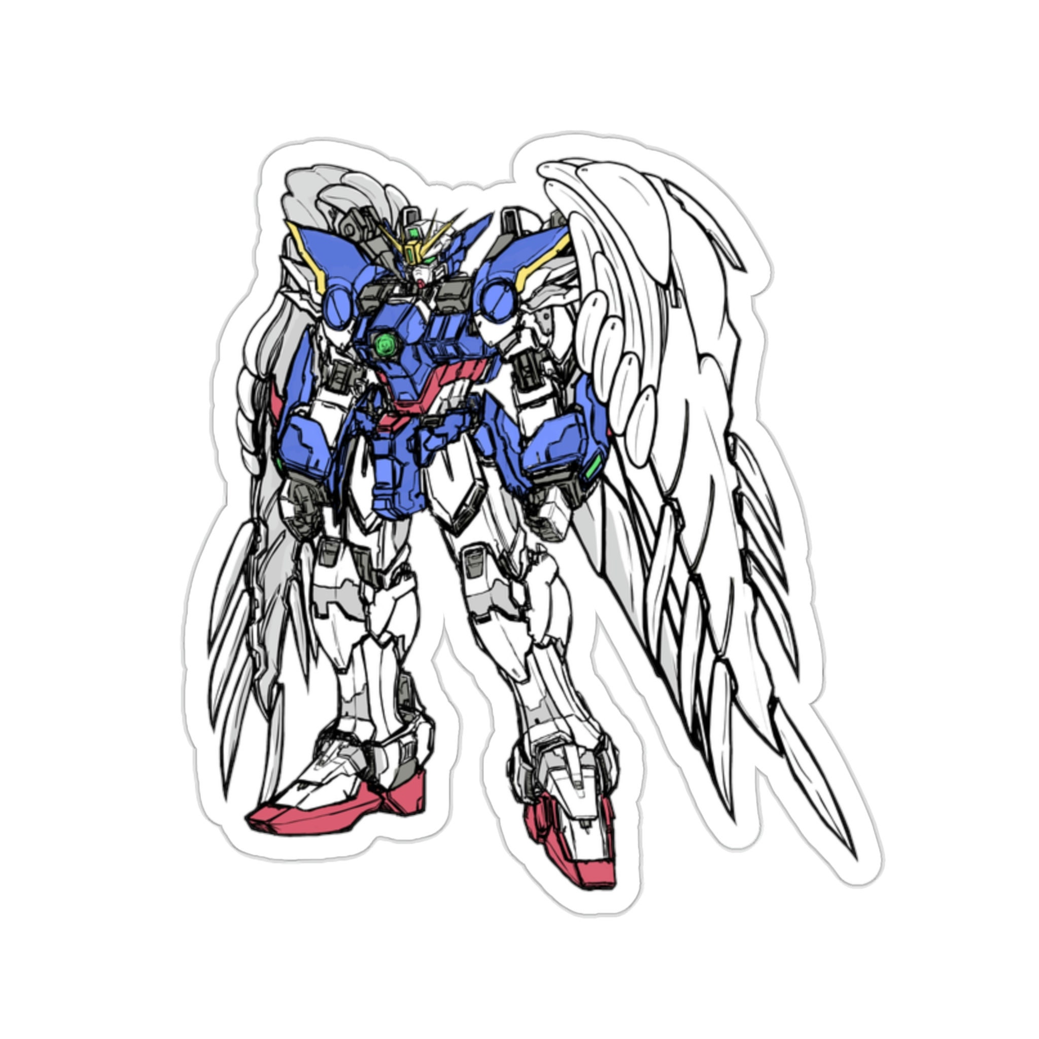 Gundam Wing Zero Drawing