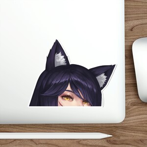 Ahri Peeker Sticker • Lol Peeker Car Decal • League of Legends Waifu ...