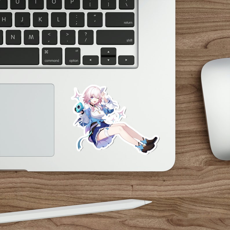 Kawaii March 7th Honkai Star Rail Waterproof Sticker Premium - Etsy