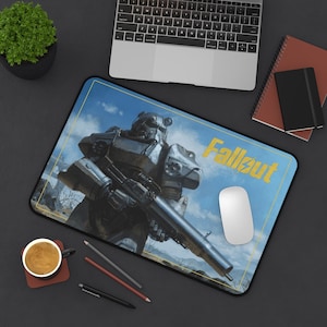 Fallout Desk Mat • Brotherhood of Steel Mousepad • Gaming Playmat - Etsy