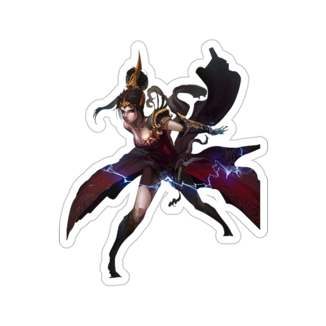 Diablo Female Wizard Waterproof Sticker Gaming Vinyl Car Decal - Etsy