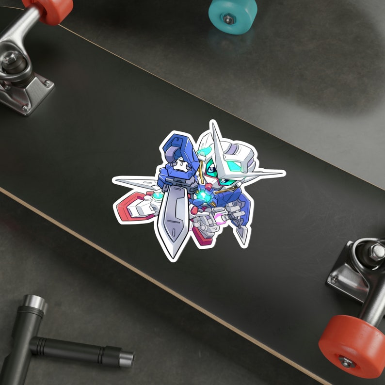 Chibi Exia Gundam Waterproof Sticker Anime Mecha Vinyl Car - Etsy
