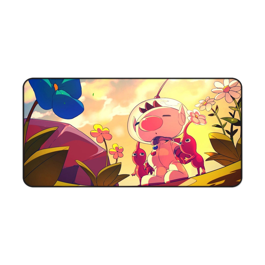 Olimar and Red Pikmin Desk Mat XXL Gaming Mousepad Non Slip Gamer ...
