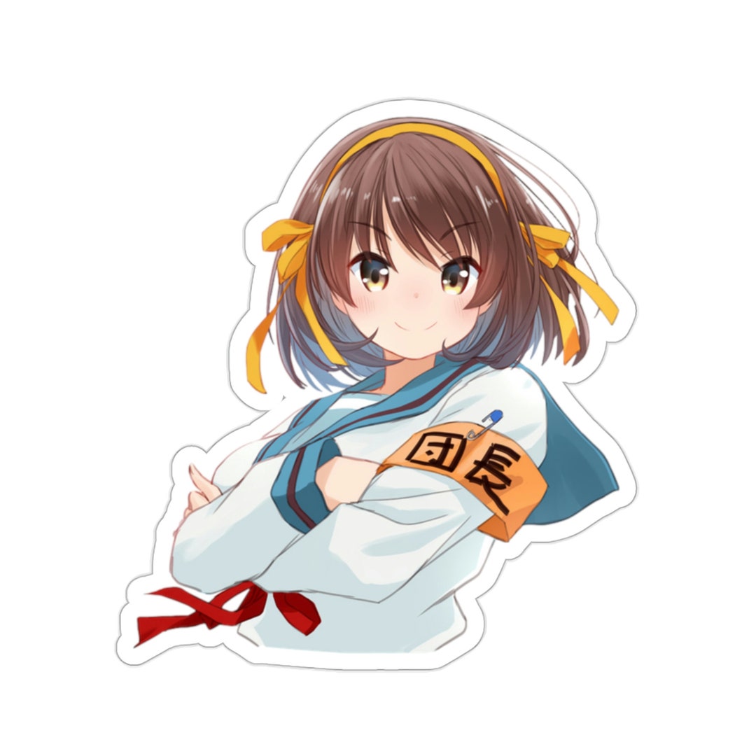 Haruhi Suzumiya Peeker Waterproof Sticker • Anime Vinyl Car Decal - Etsy
