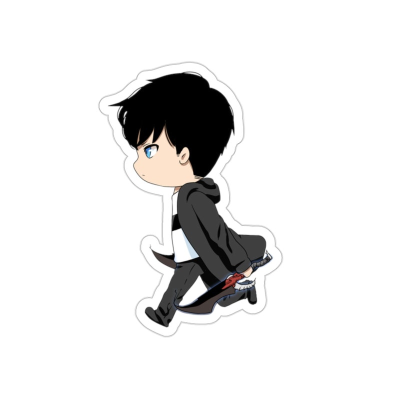 Solo Leveling Chibi Sung Jin Woo Anime Waterproof Sticker - Etsy Ireland
