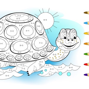 20 Math Coloring Printable Pictures - Coloring Pages - Kid Math Game ...