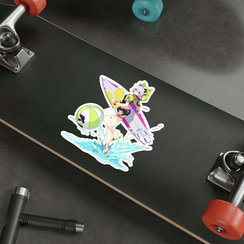 Surfer Kiana Kaslana Honkai Impact 3rd Waterproof Sticker - Etsy