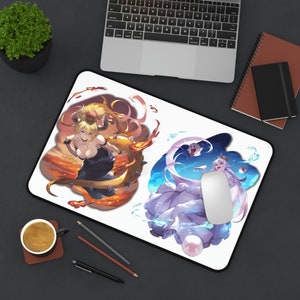 Bowsette and Booette Mousepad • Anime Desk Mat • Big Gaming Mouse Pad ...