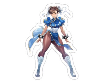 Chun-li Street Fighter Dress Vinyl Sticker - Etsy Canada