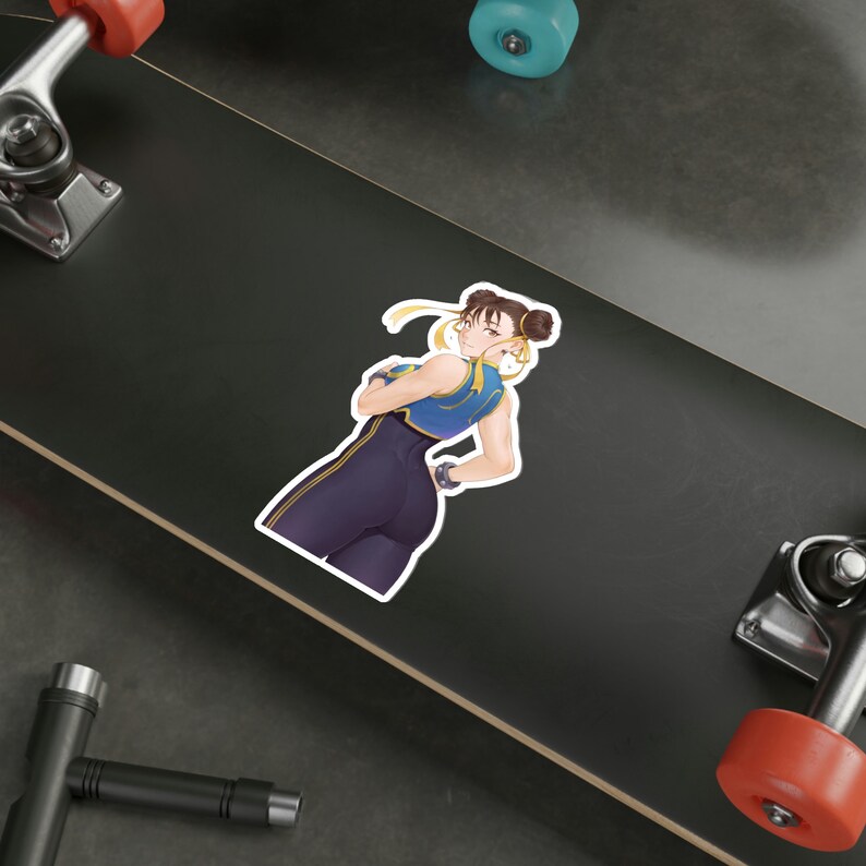 Hot Butt Chun Li Waterproof Sticker Street Fighter Kawaii Etsy