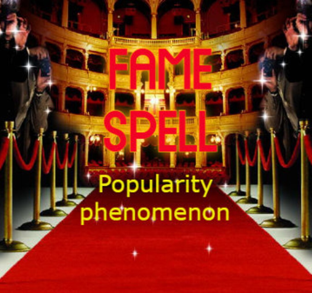 FAME Spell / Popularıty /artıst / Phenomenon / Open Road Same - Etsy