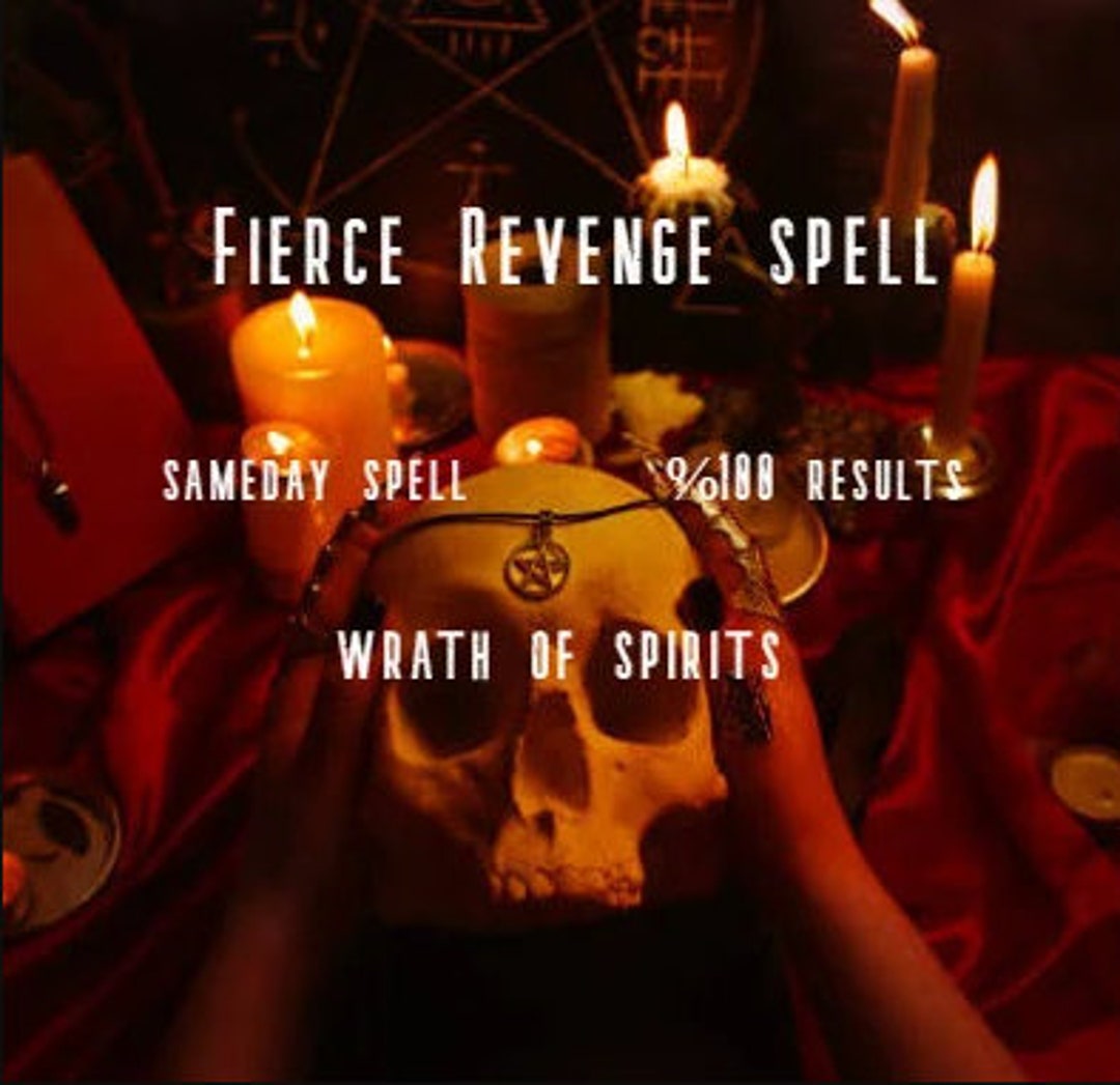 Wrath of Spirits Spell / Drive Away Your Enemies / Black Magic - Etsy