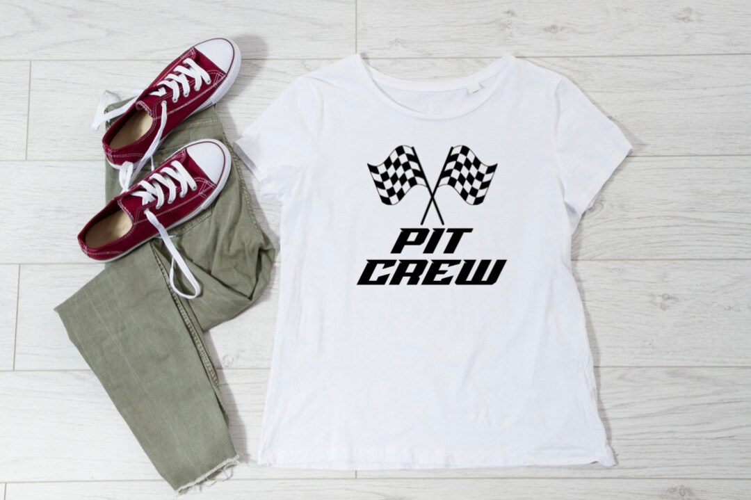 Pit Crew Svg | Race Flag Svg | Pit Crew Svg | Pit Crew Party Shirt Svg ...