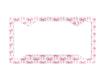 Coquette Metal License Plate Frame - Etsy