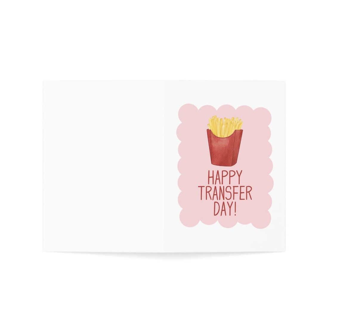 IVF Card, Happy Transfer Day, Infertility Embryo Transfer, TTC Card ...