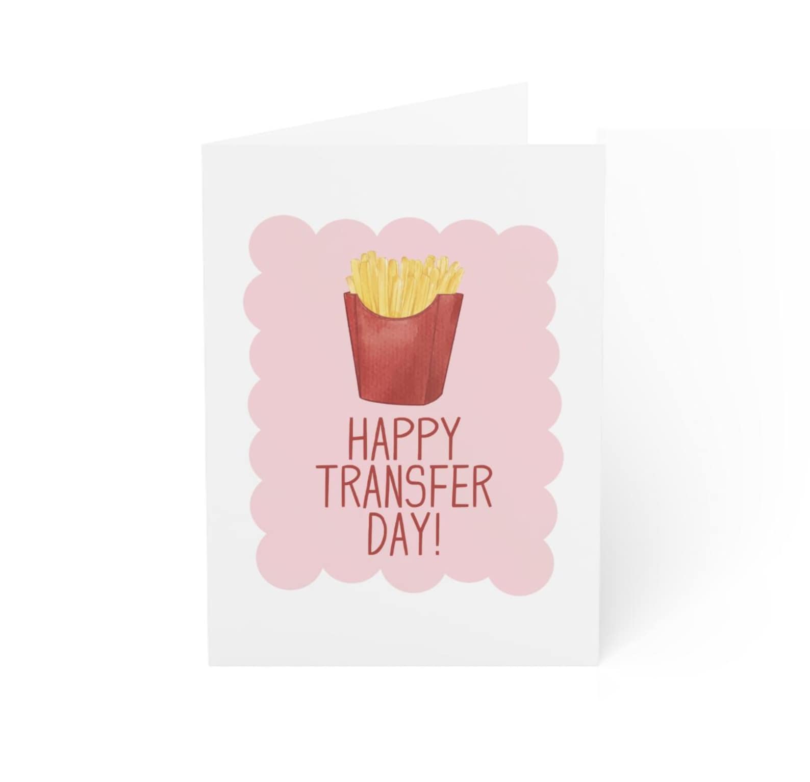 IVF Card, Happy Transfer Day, Infertility Embryo Transfer, TTC Card ...