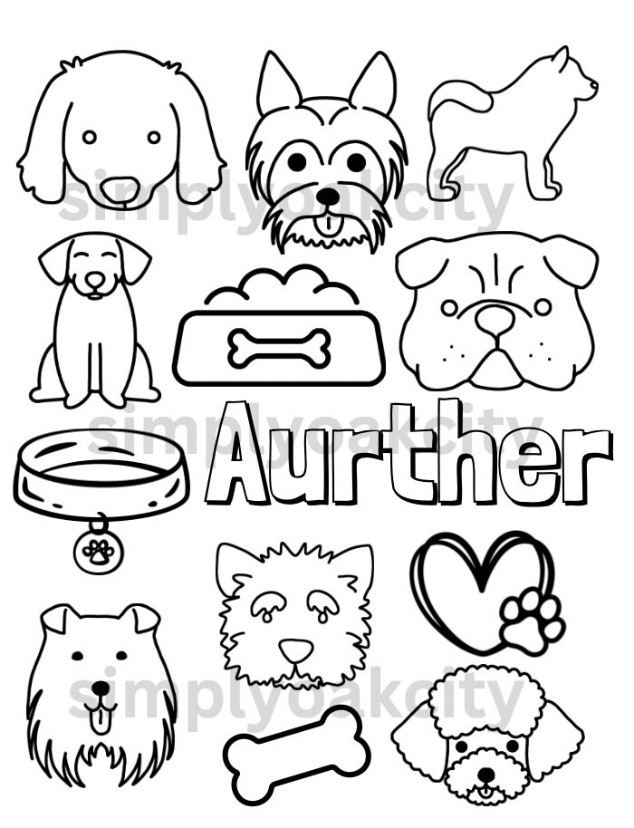 Custom Coloring Pages / Name Coloring Page / Personalized Coloring ...