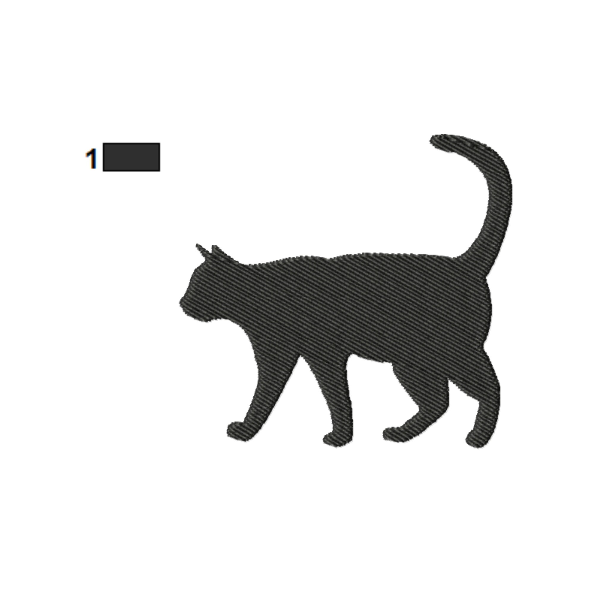 Cat Embroidery Designs Instant Download 6 Sizes - Etsy