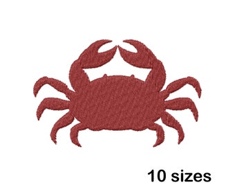 Crab Applique Design - Etsy
