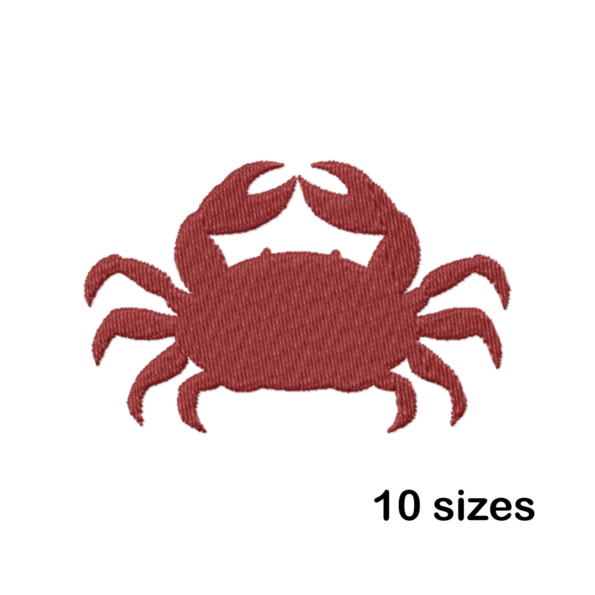 Crab Embroidery Designs Instant Download 10 Sizes - Etsy Australia