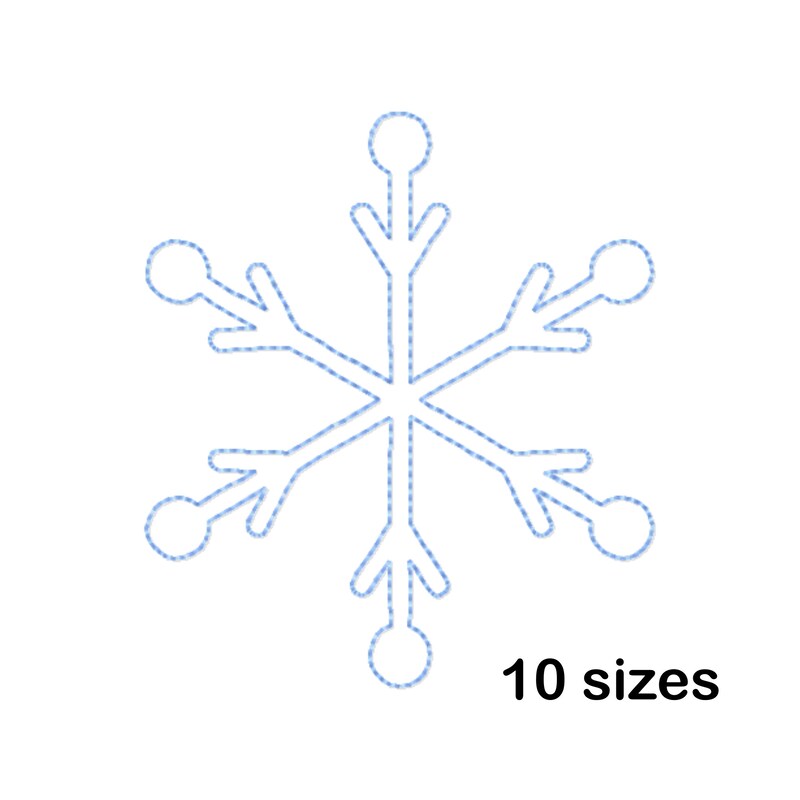 Snowflake Embroidery - Etsy