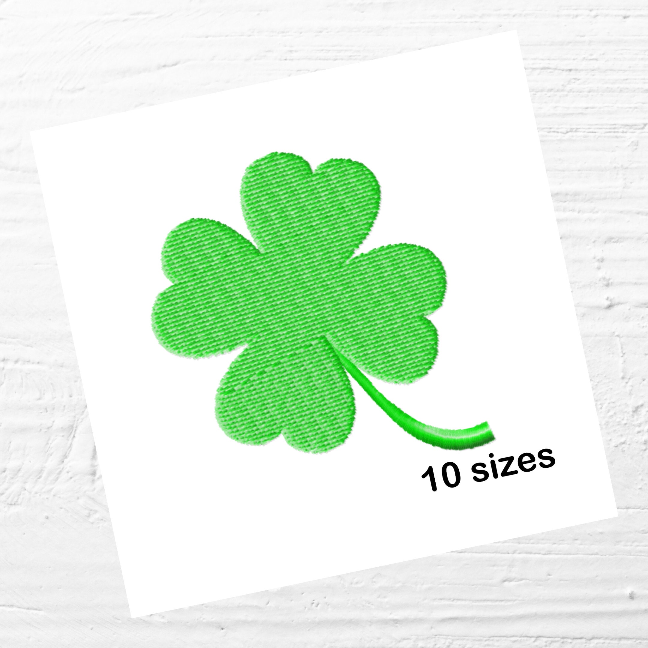 Four Leaf Clover Embroidery Designs Instant Download 10 - Etsy