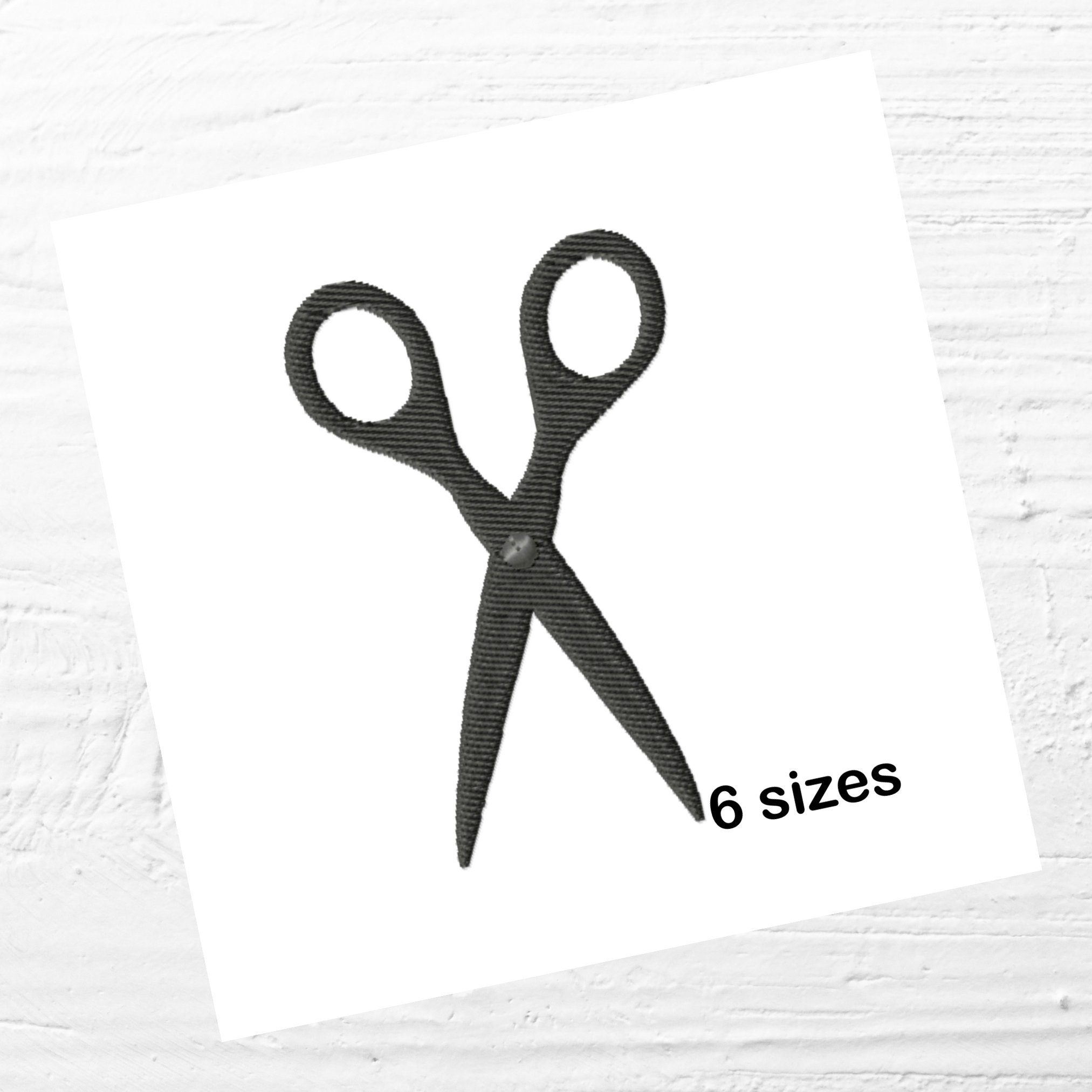 Scissors Embroidery Designs Instant Download 6 Sizes - Etsy